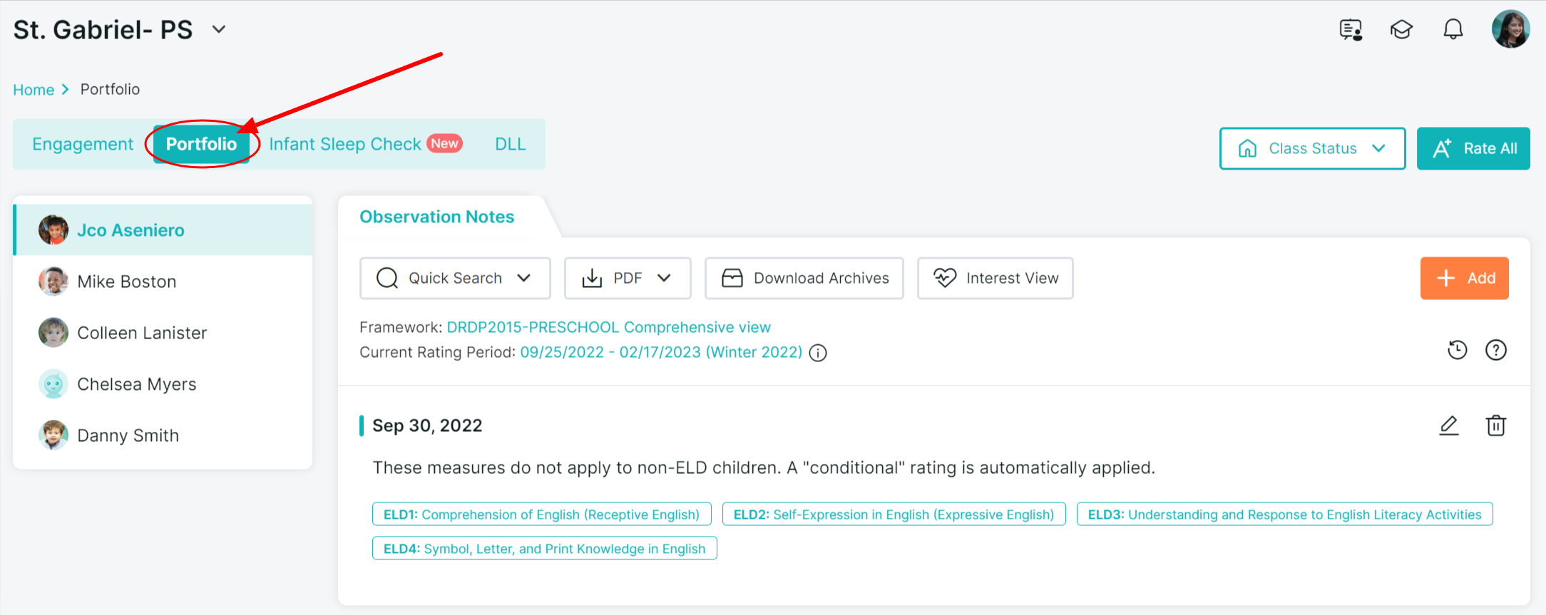 How to create a Portfolio Observation Note – Learning Genie