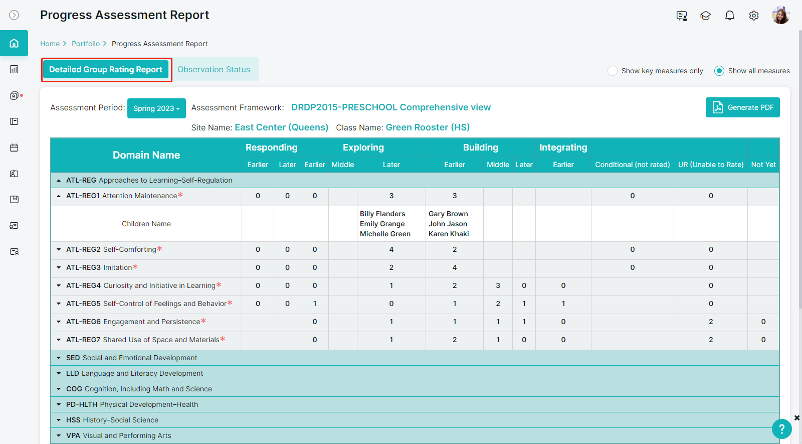 How to Use and Interpret the Progress Assessment Report – Learning Genie