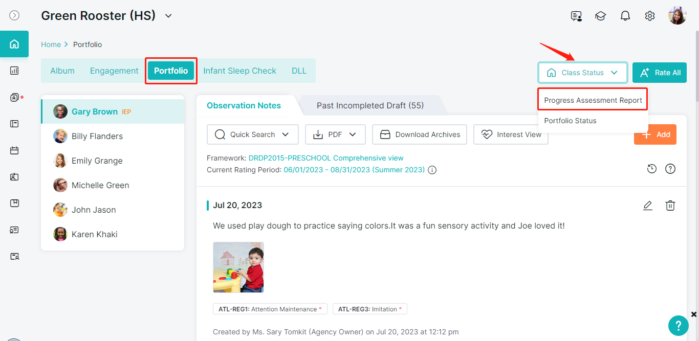 How to Use and Interpret the Progress Assessment Report – Learning Genie