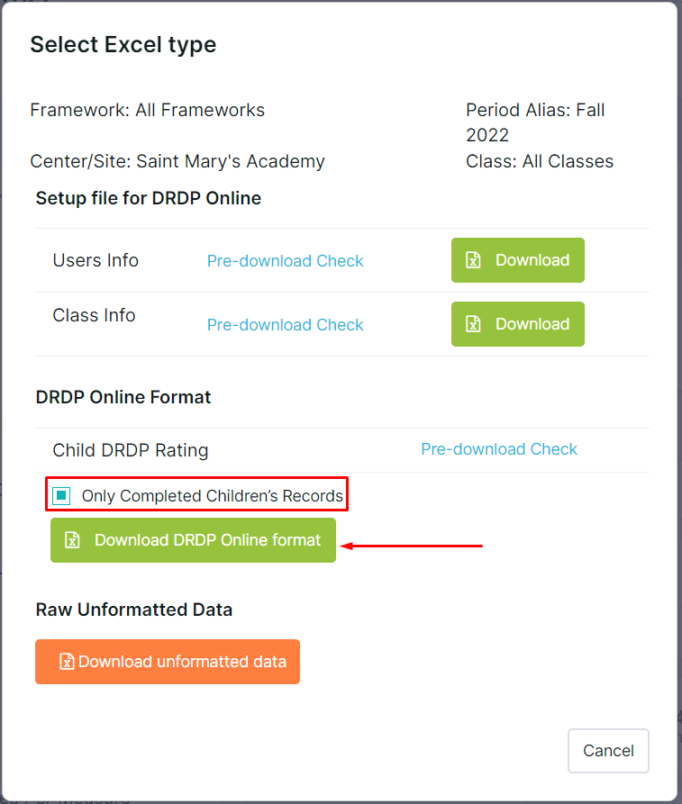 How to Generate a Rating Excel File in Learning Genie – Learning Genie